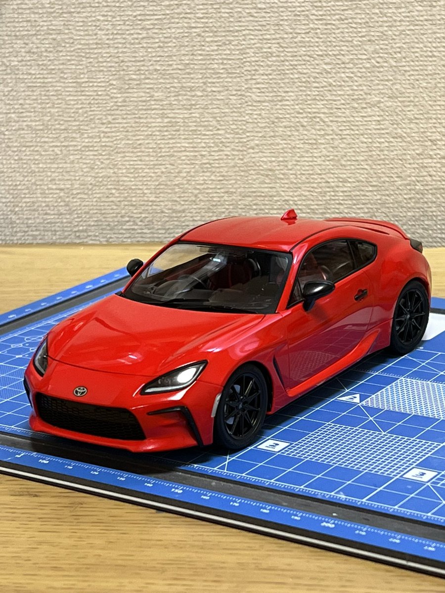 タミヤ スケールモデル on Twitter: "RT @qc_qcf: タミヤ GR86 完成しました。初めて作成したカーモデルでミスも多いですが、とても作りやすかったです！ #タミヤ ...