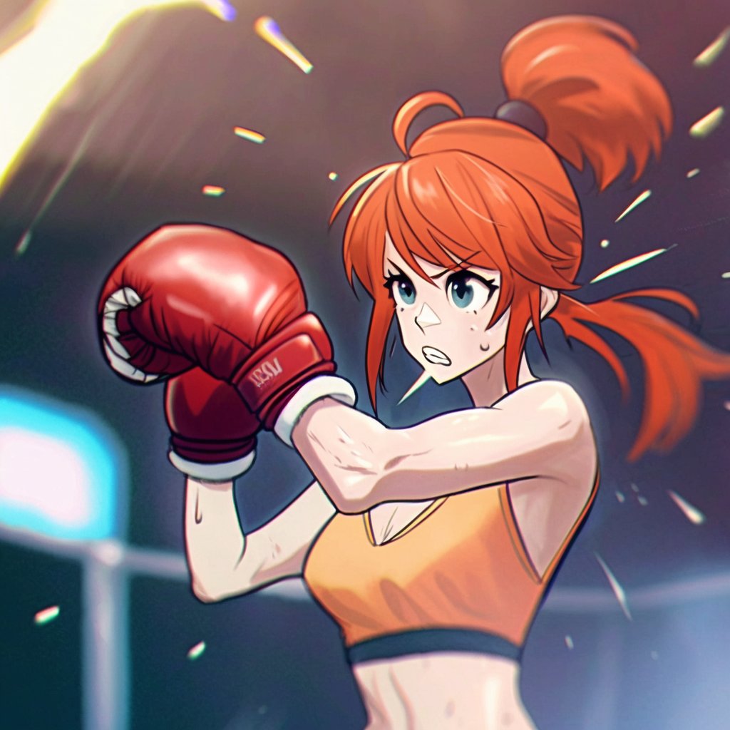 KendyDraws on Twitter: "RT @MrBrawler13: Misty (Kasumi) Boxing - Pokemon #nijijourney - Japanese ...