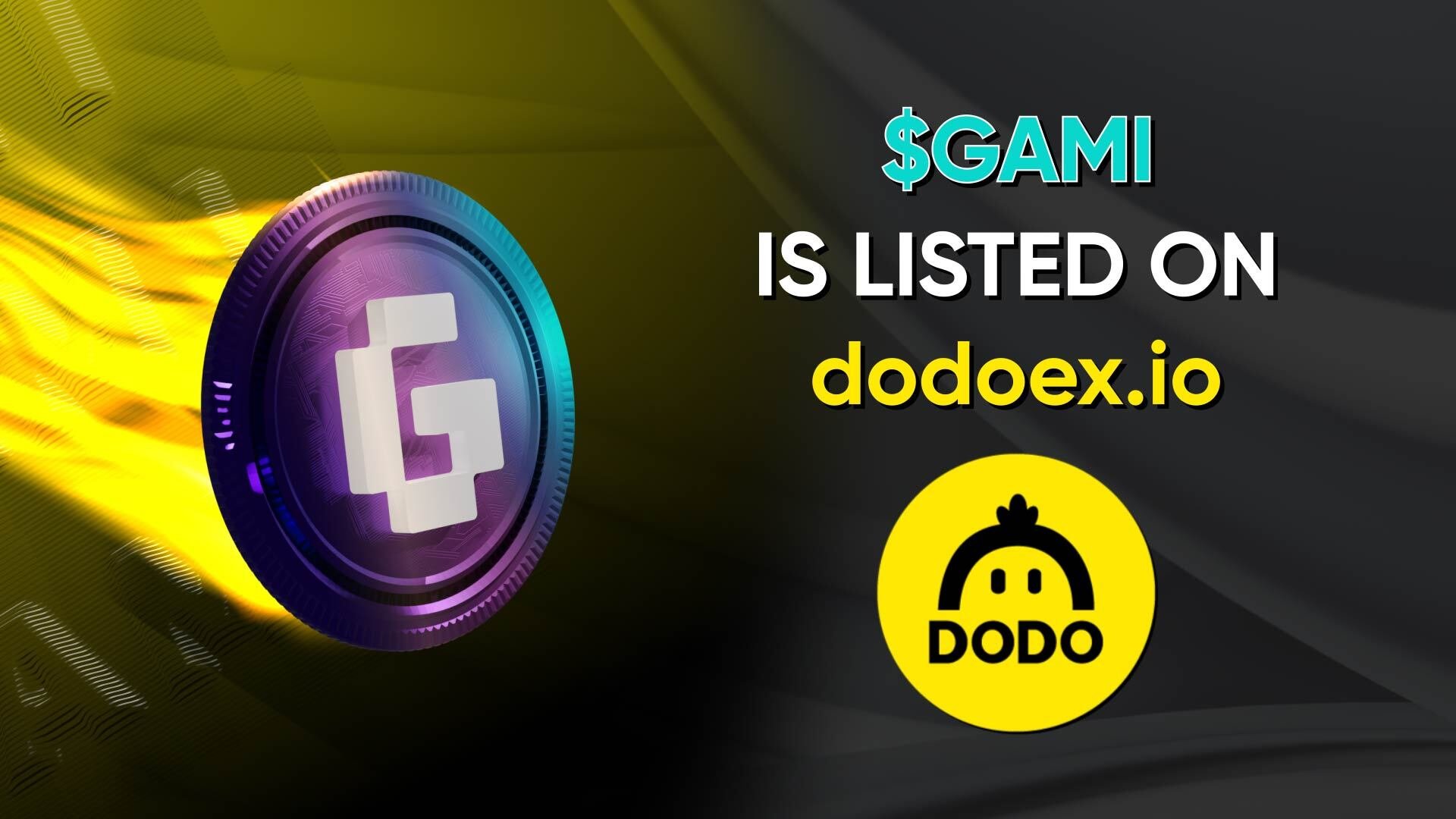 GAMI on Twitter: "🆕 GAMI is listed on DODOEX, the #DEX with the 2nd biggest volume on #BSC! 👑 To ...