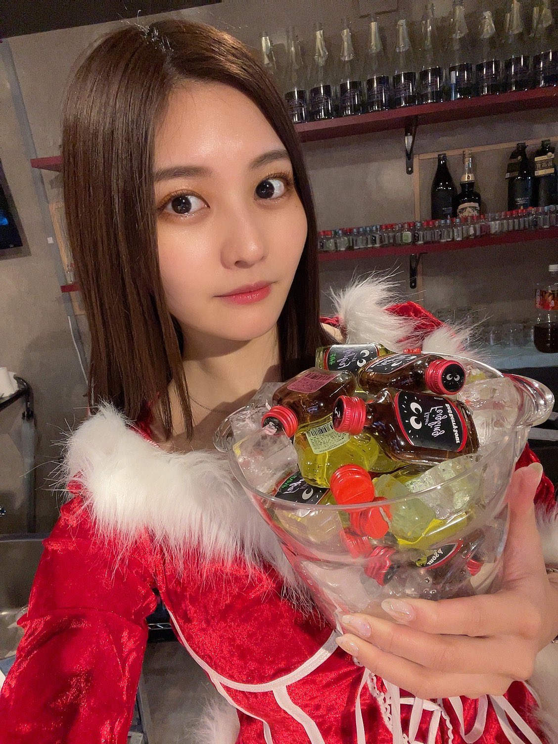 林ゆめ on Twitter: "今日バタバタで時間ギリギリだったけどなんとかサンタに着替えました🎅🏻 今年たくさんサンタ着たけどサンタ納めです🎄みなさんもゆめ納めしてください🫶🏻 月曜だけど ...