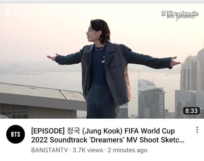 BTS Pak Official⁷l🇵🇰 on Twitter: "[EPISODE] Jung Kook FIFA World Cup 2022 Soundtrack 'Dreamers ...