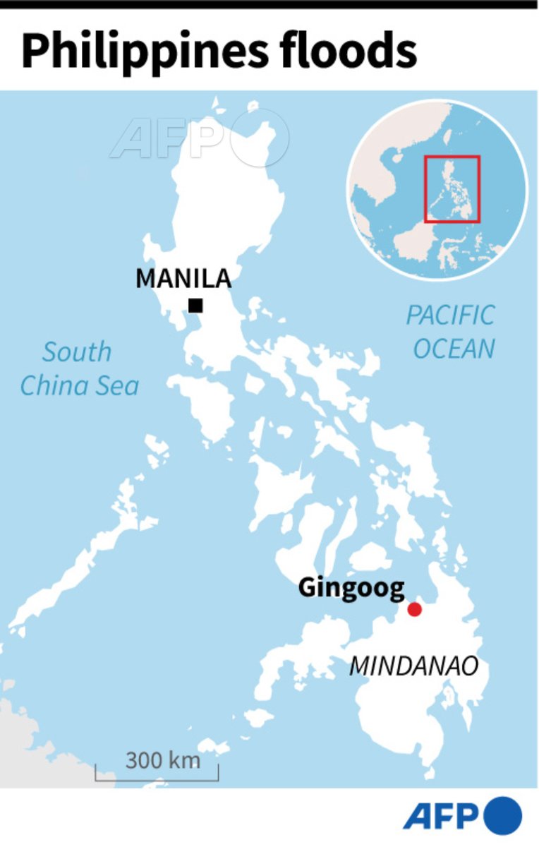 Map of the Philippines where heavy seasonal rain inundated parts of the ...