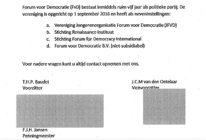 Piet Lekkerkerk on Twitter: "Het FVD doet ook onduidelijk over de titels van de bestuursleden ...