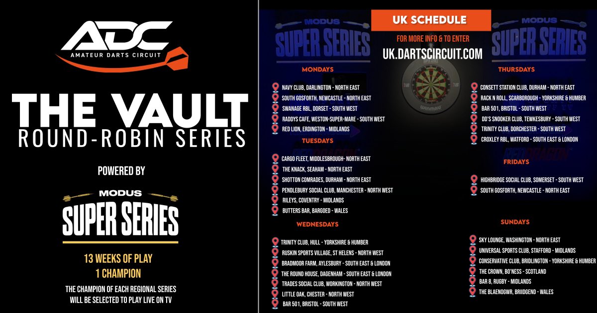 ADC - Amateur Darts Circuit on Twitter: ADC - Amateur Darts Circuit on Twitter: