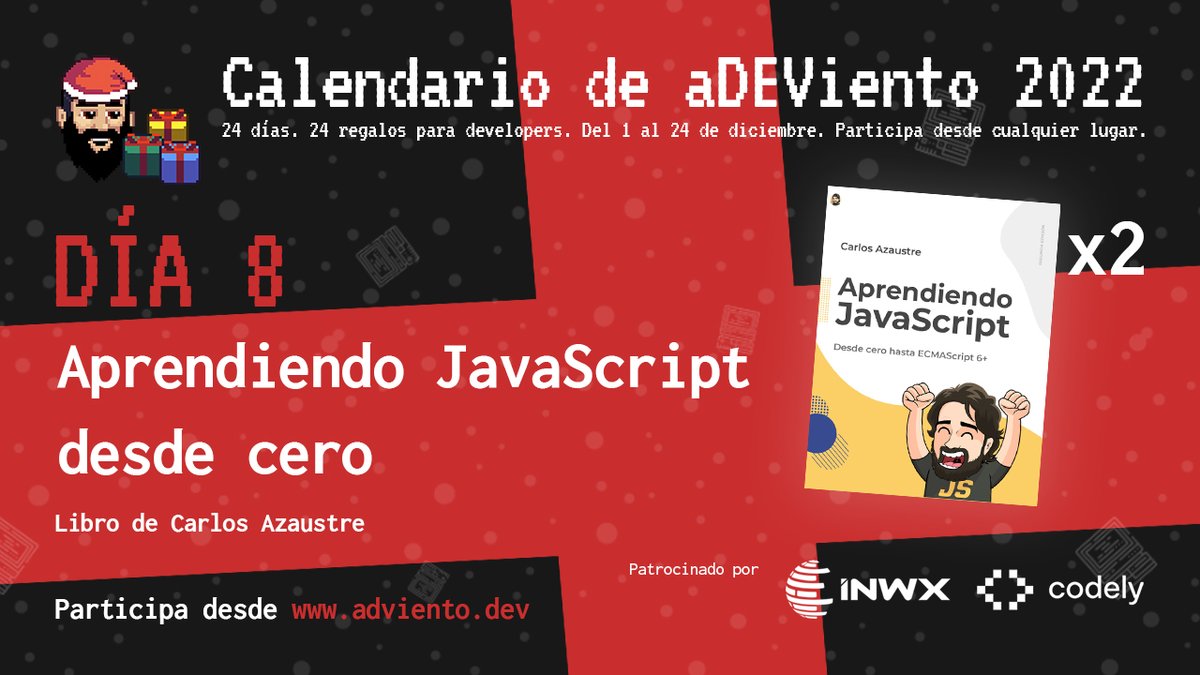 Y el "Calendario de aDEViento" 2022 finalizó. 24 días de y 65 regalos a ...