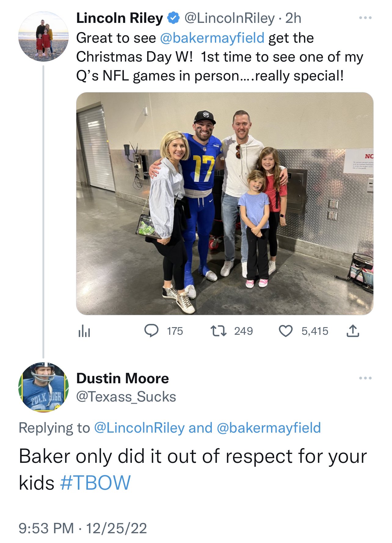 Message Board Geniuses on Twitter: "#Oklahoma fans were very upset that Baker Mayfield took a ...