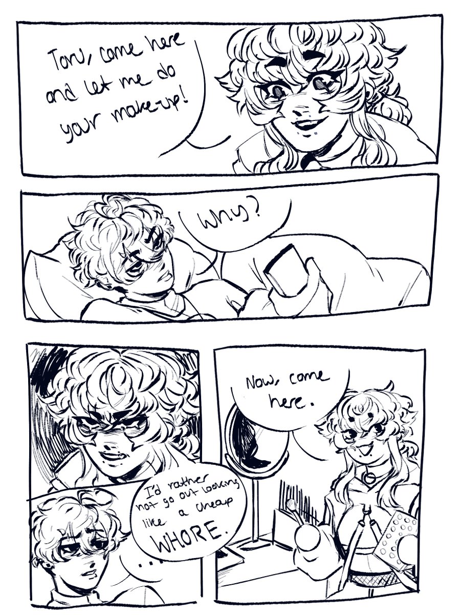 「redo of an on OC comic 」|Kip! Commissions Open!!の漫画