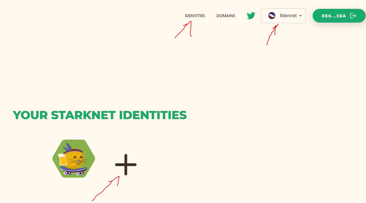 MTomczak ⚛️ on Twitter: "7/🧵 @Starknet_id 👉 http://app.starknet.id - upewniamy się, że mamy ...