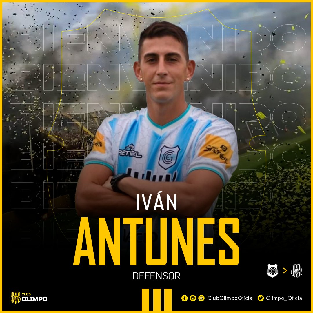 Club Olimpo on Twitter: "⚫ Iván Antunes (24), lateral derecho, firmará contrato con el Club ...