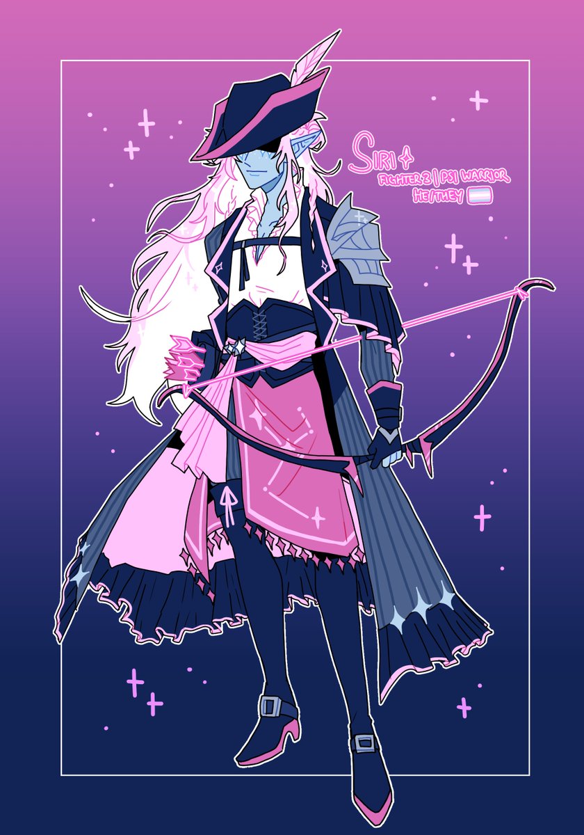ダンデ「[dnd] New Astral Elf! :3 」|Reaper @ Artfight TEAM VAMPIRE 🍷のイラスト