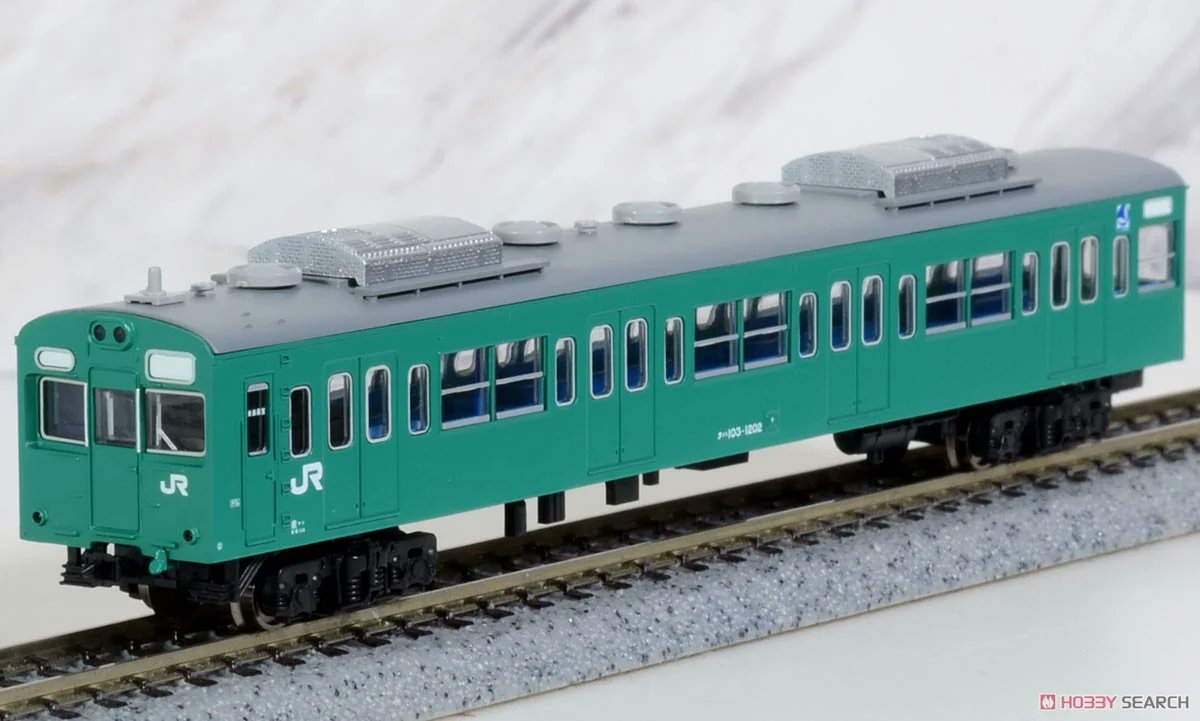 ホビーサーチ 鉄道模型 on Twitter: "【新商品】 #MICROACE #Nゲージ #鉄道模型 103系1200番代 ユニット窓 分散冷房車 エメラルドグリーン 常磐・成田線 5両 ...