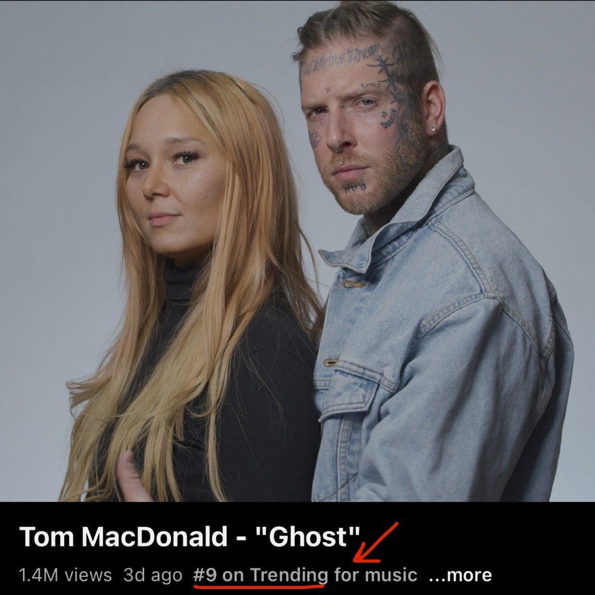 Tom MacDonald on Twitter: "“Ghost” is trending at #9 on YouTube! Spam the comments with 👻 emojis ...