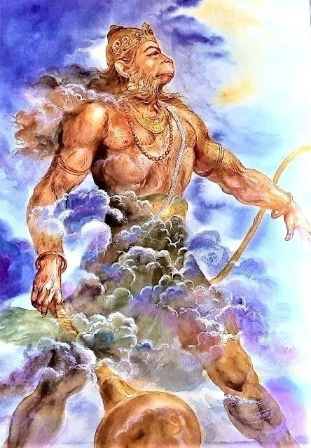 ⚜️A short description of Hanumanji's journey from India to Sri Lanka in ...