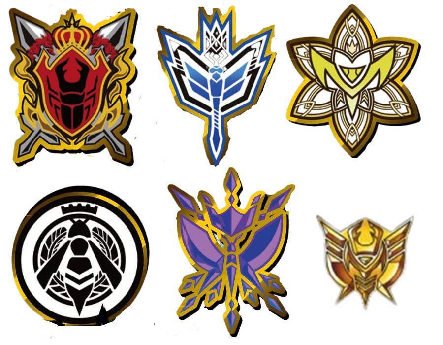KingOhger member's royal logo and team logo superherotoku @tokutokuan
