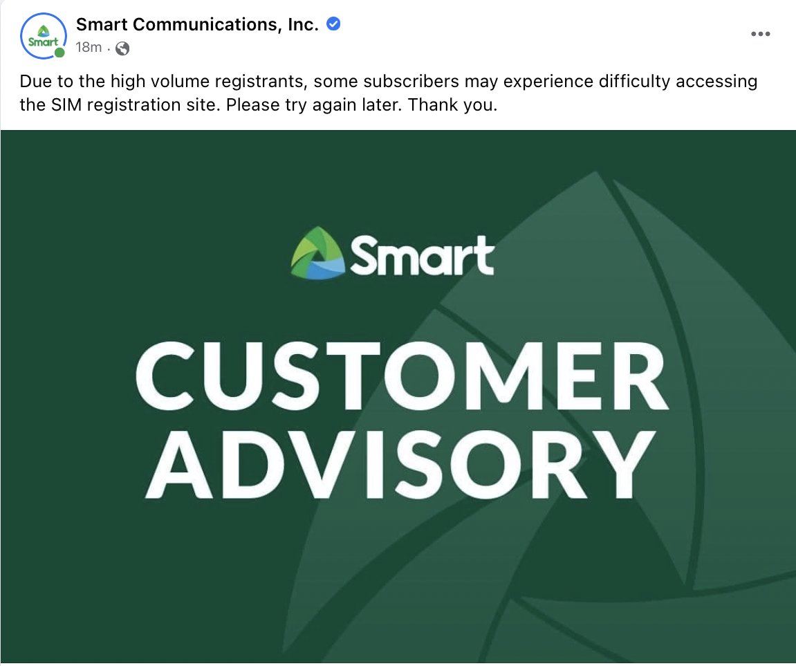 Inquirer on Twitter: "LOOK: Smart Communications Inc. announced that subscribers may have ...