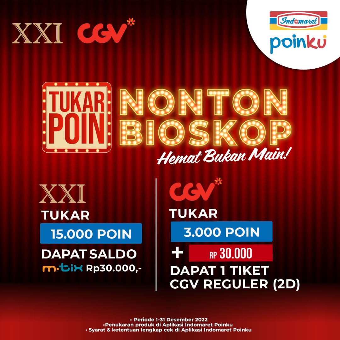 Indomaret on Twitter: "Nonton Bioskop Hemat Bukan Main dengan Indomaret Poinku! Tunggu apalagi ...