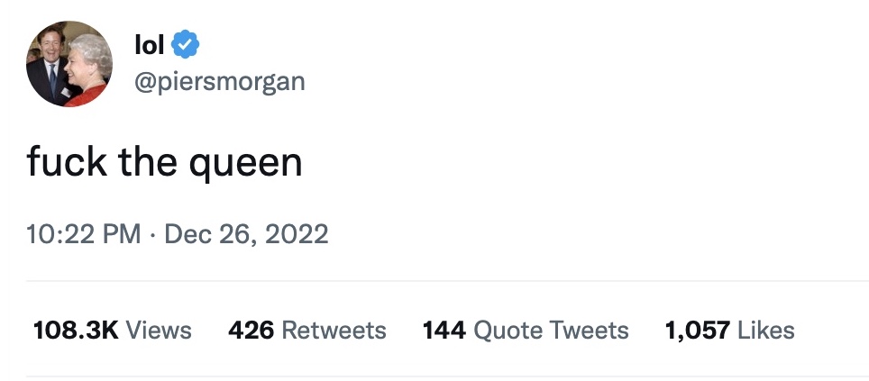 ella dawson on Twitter: "best part of the piers morgan hack https://t.co/5ZNnPq2V03" / Twitter