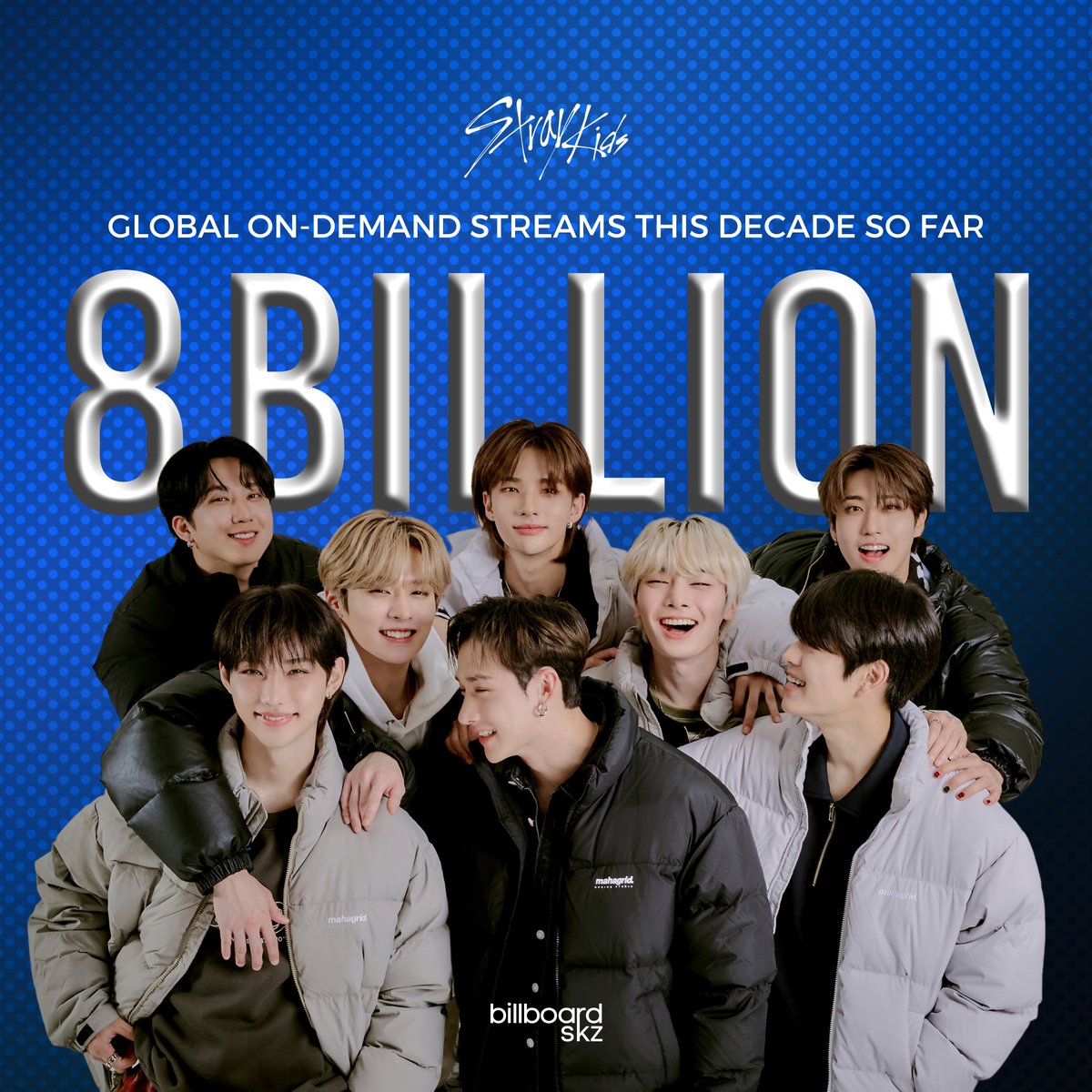 billboard SKZ 📼 on Twitter: "#StrayKids (@Stray_Kids) has already surpassed 8 BILLION global on ...