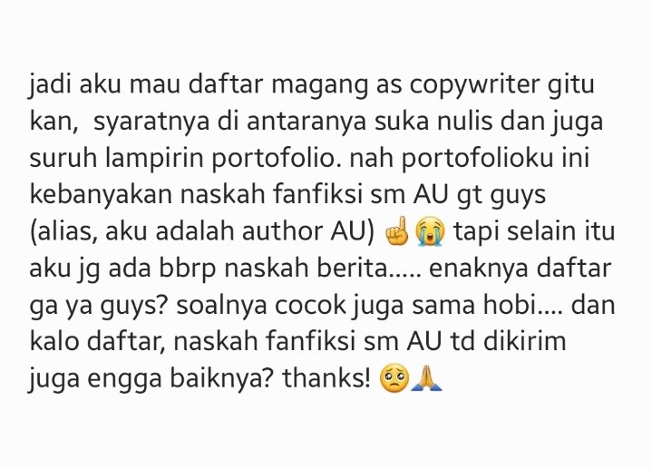 BACA RULES DI (bit.ly/worksfess) on Twitter: "Work! Ti ti pa n work! minta sarannya dong ...