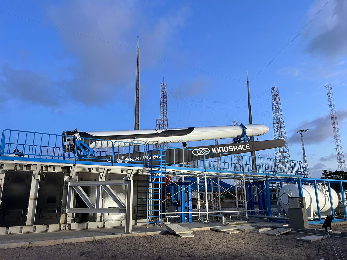 Pedro Pallotta - Space Orbit on Twitter: "URGENTE: Foguete HANBIT-TLV no pad direto do Centro de ...