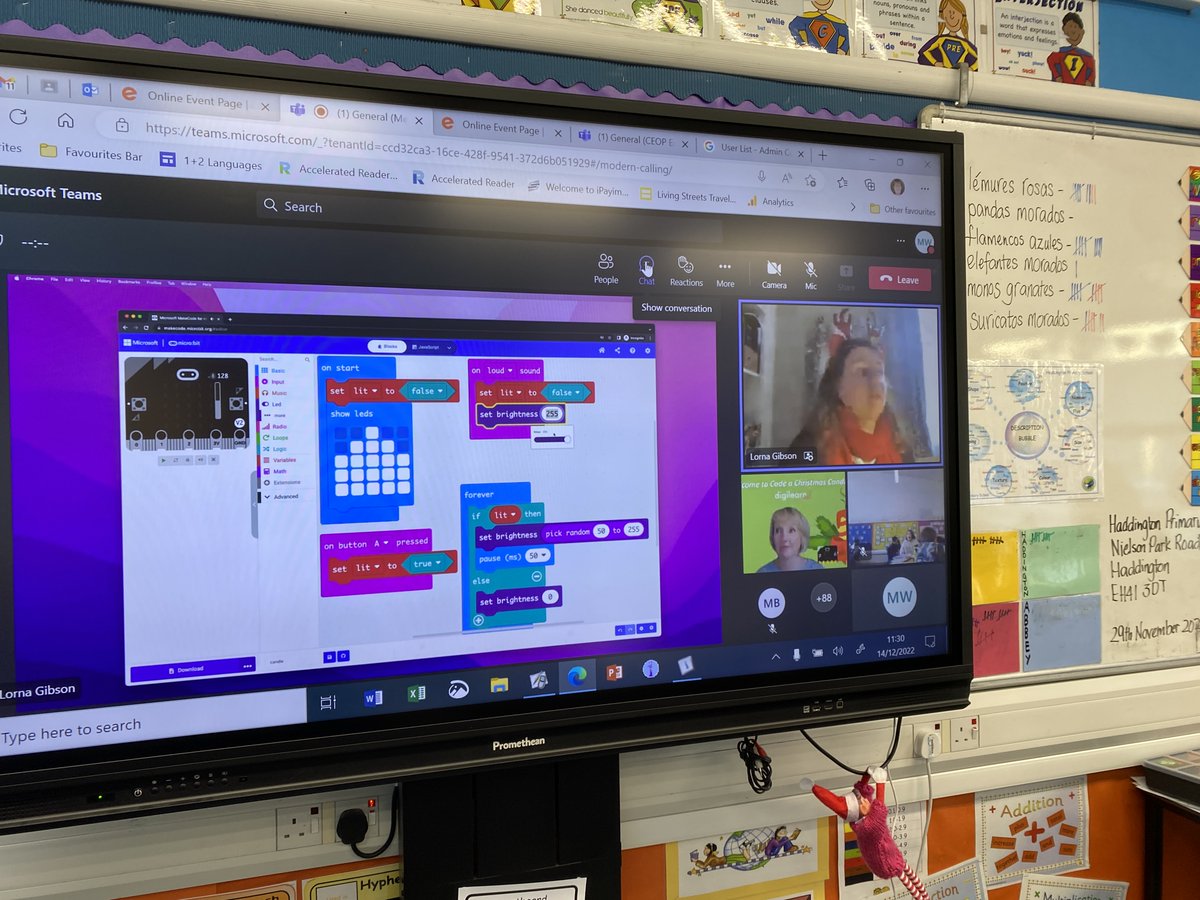 Micro:bit Educational Foundation on Twitter: "RT @haddington_prim: P7B took part in a live ...