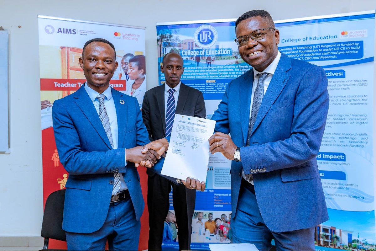 AIMS RWANDA on Twitter: "#TBThursday As part of the @MastercardFdn Leaders in Teaching ...