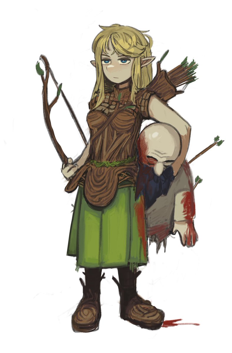 「Dwarf Fortress Elf 」|Deentのイラスト