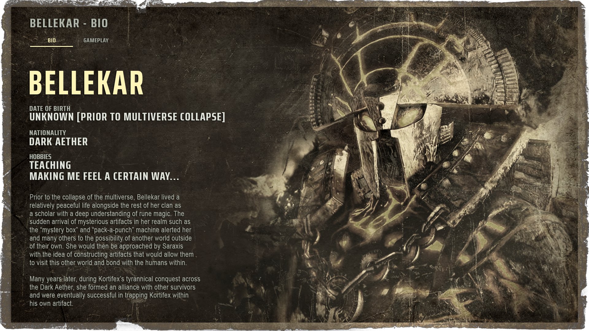 Call Of Duty Zombies Characters Bio