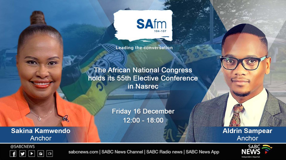 SABC News on Twitter: "RT @UpdateAtNoon: [COMING UP] It's all systems go as the African National ...
