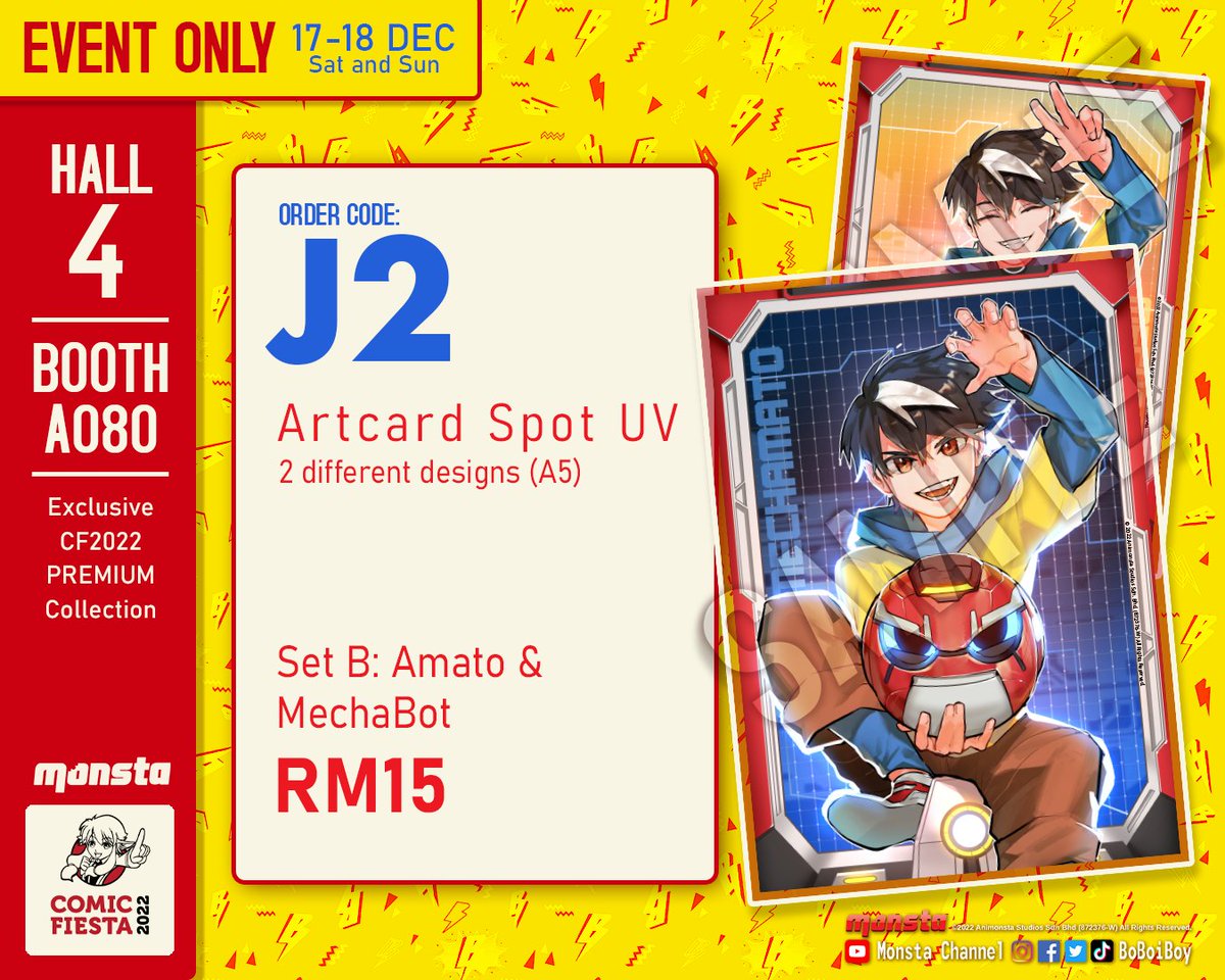 BoBoiBoy on Twitter: "⚡ MONSTA Booth A080 in Hall 4, Kuala Lumpur Convention Centre ‼️ Catalogue ...