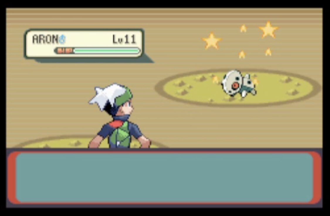 Jesse on Twitter: "Shiny Aron in Emerald after 128 RE’s! 🏋️ https://t.co/kAVdj8LKjU" / Twitter