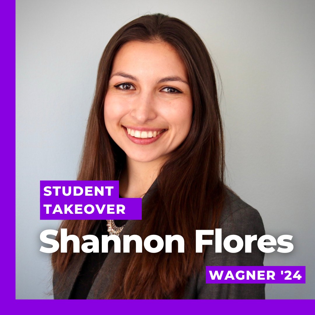 New York University on Twitter: "Shannon Flores (@NYUWagner '24), a first-year Master of Public ...