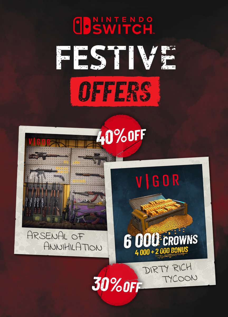 Vigor 🔪💉 on Twitter: "Hei, Nintendo Switch Outlanders! 🍅 Don't miss the Festive Offers sale! Get ...
