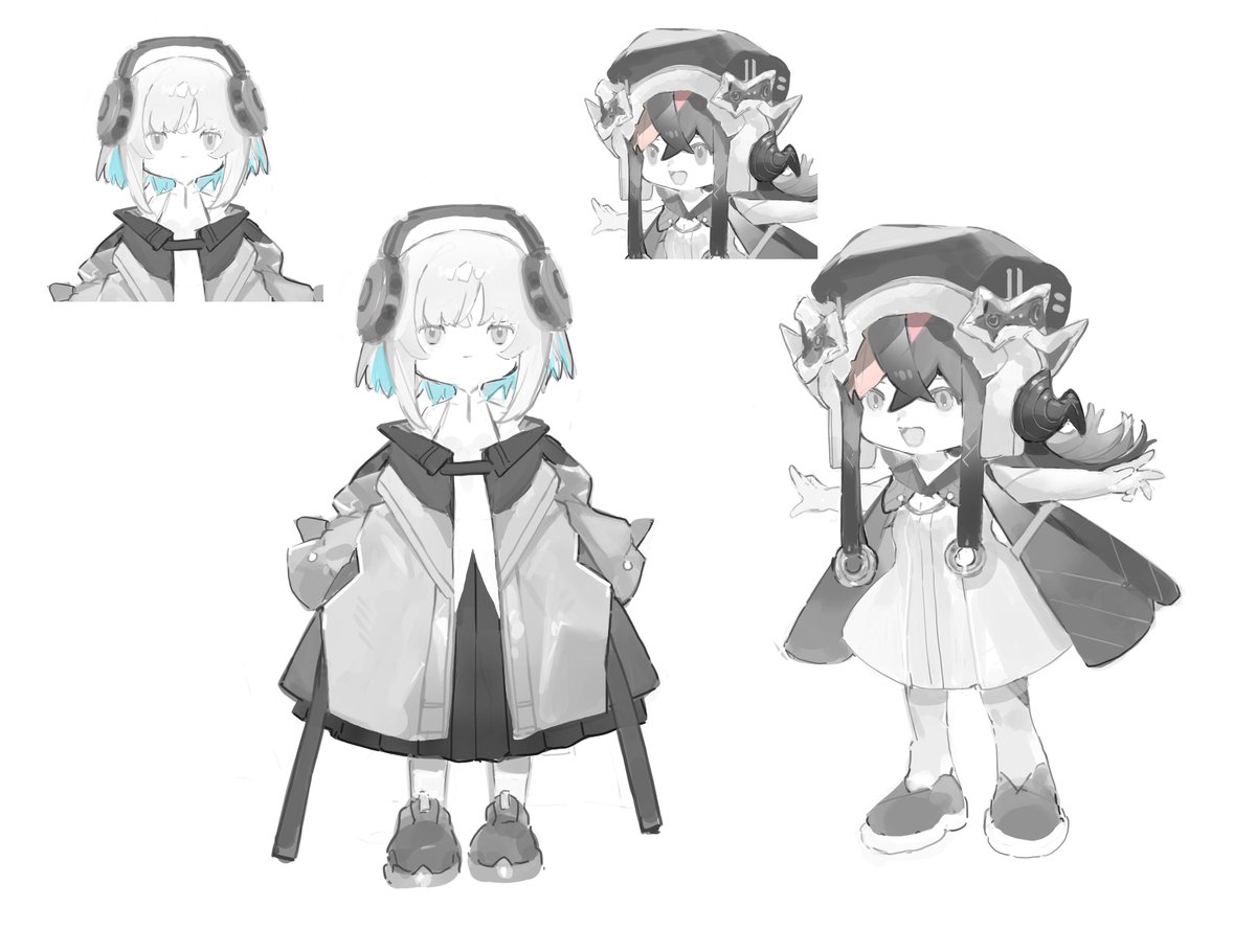 XUEFEI コート新作生産確定！のイラスト