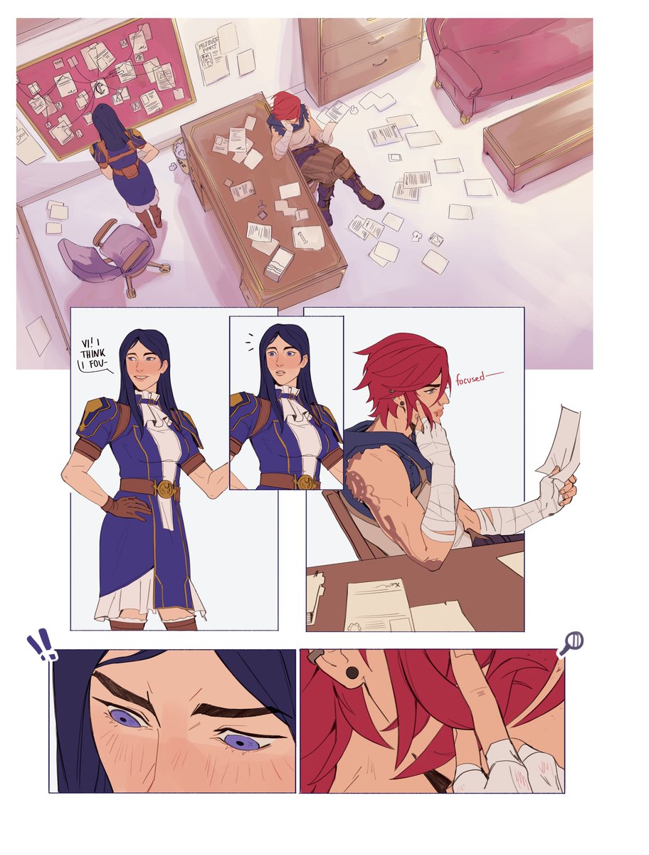 Cas ๏ธ๐๐ง On Twitter Old Comic From The Caitvizine ๐ง