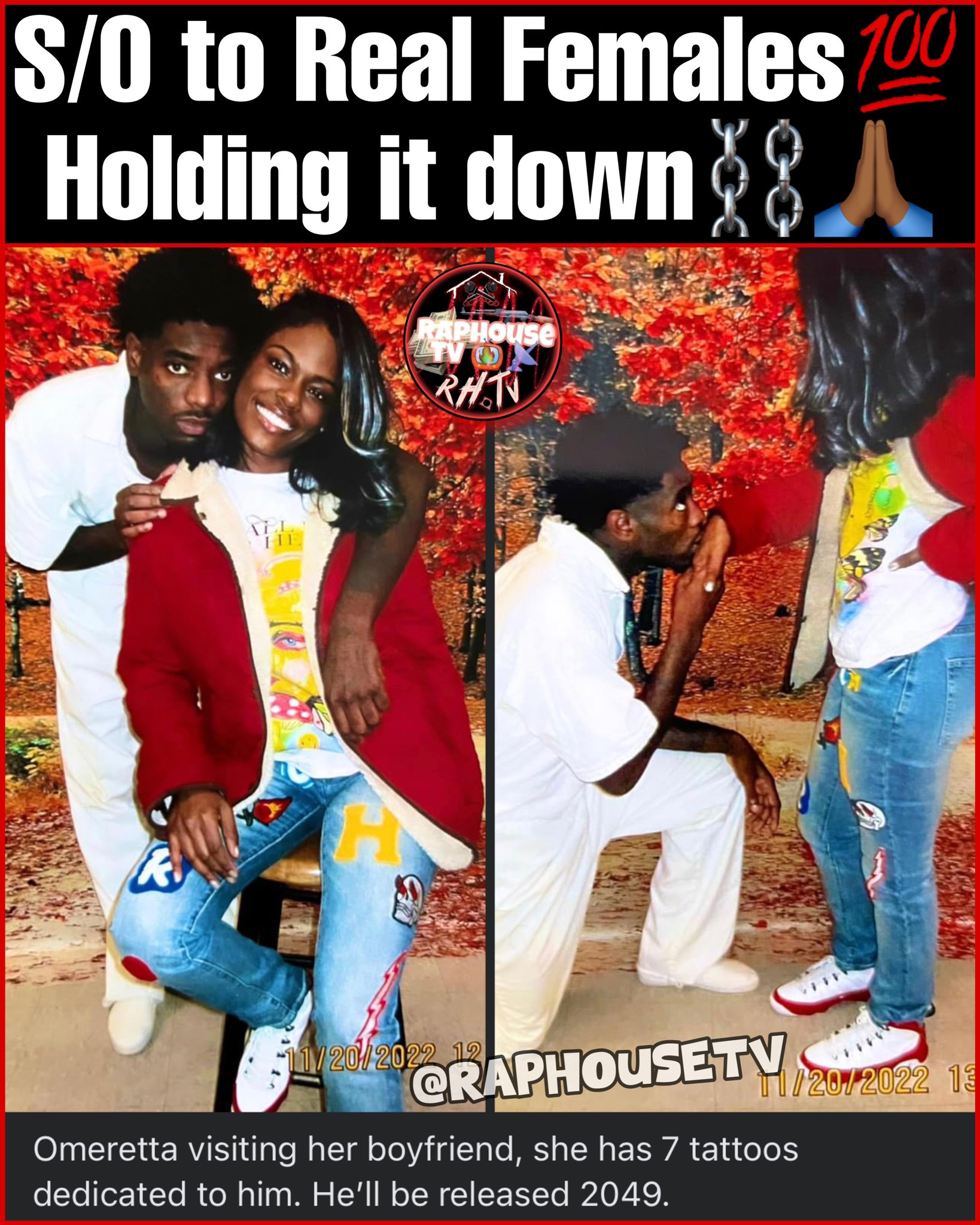 Raphousetv (RHTV) on Twitter: "Shoutout to all Real Females💯 Holding it down for their Mans⛓️🙏🏾 ...