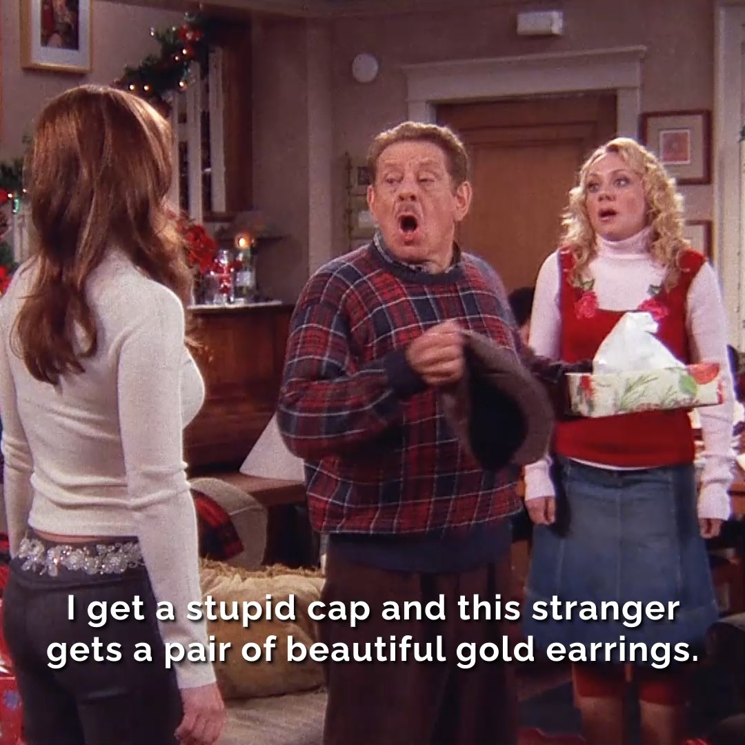 The King of Queens on Twitter: "The classic "wrong gift" face that really embodies the holiday ...