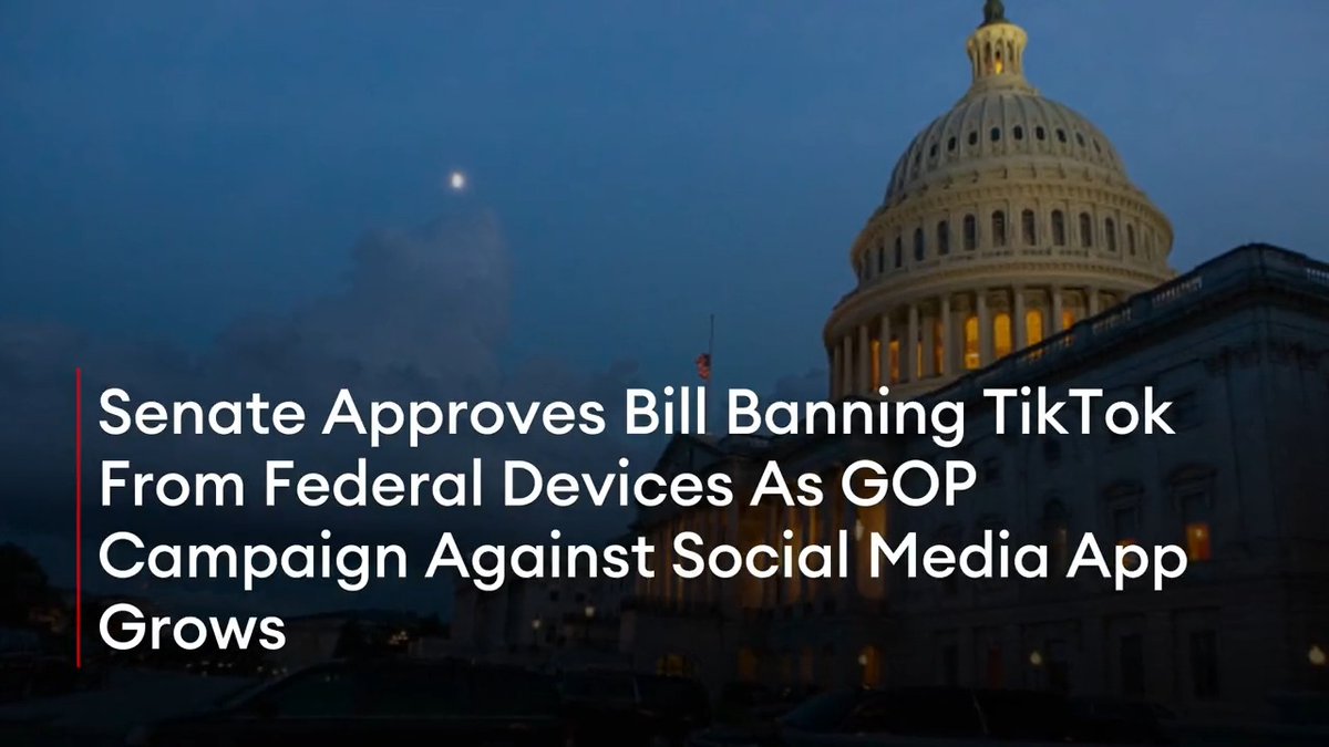 Forbes On Twitter The U S Senate Passed Legislation Banning Tiktok
