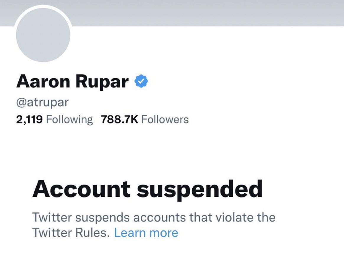 Aaron Rupar - left wing hack journalist banned from Twitter for posting ...