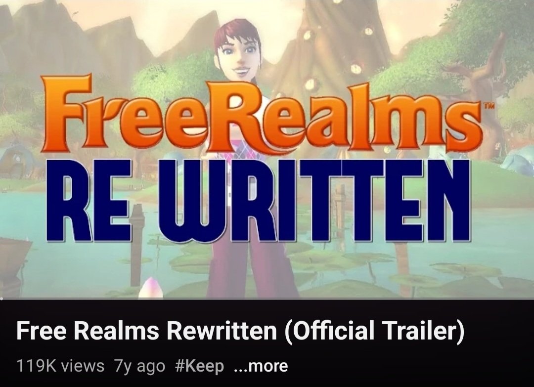 Ink Man on Twitter: "@IzzzyzzzArt It's been 7 years, and I'm still waiting for Free Realms ...