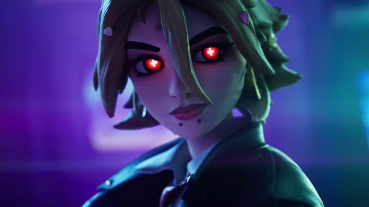 Fortnite’s newest crew pack member Joni the Red discovers something ...