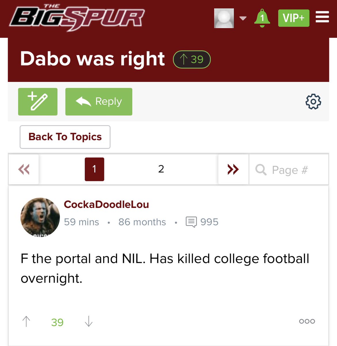 Message Board Geniuses on Twitter: "#SouthCarolina fan admits that Dabo was right all along."