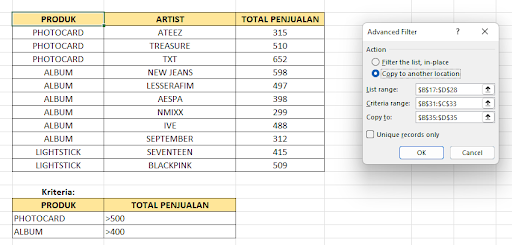 Ada satu fitur di Excel yang bisa kamu pake untuk memfilter data dengan banyak kriteria secara ...
