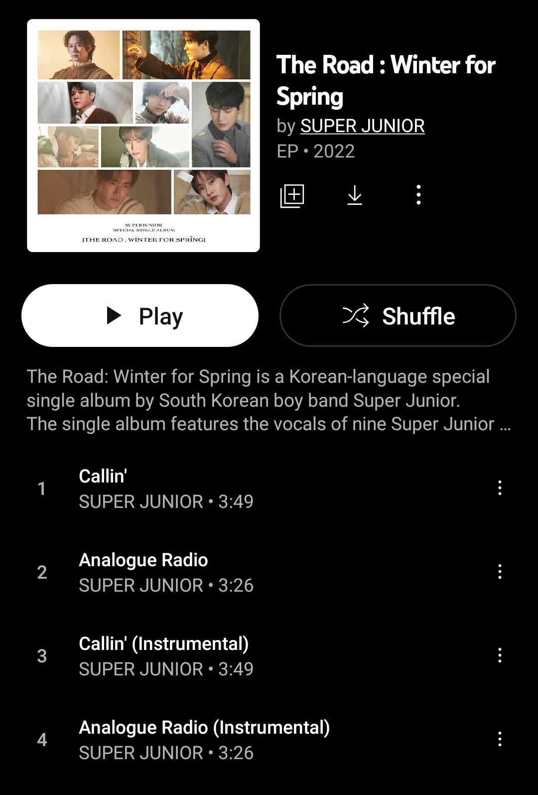 ᴗ• on Twitter: "So, if this Road series isn't split into 3 albums ...