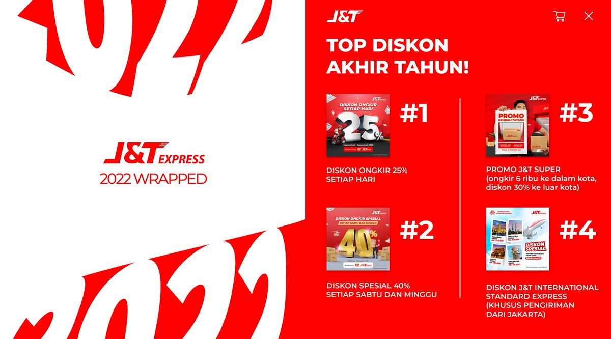 J&T Express Indonesia on Twitter: "🚨 TOP DISKON SPESIAL AKHIR TAHUN! 🚨 Lagi butuh banget kirim ...