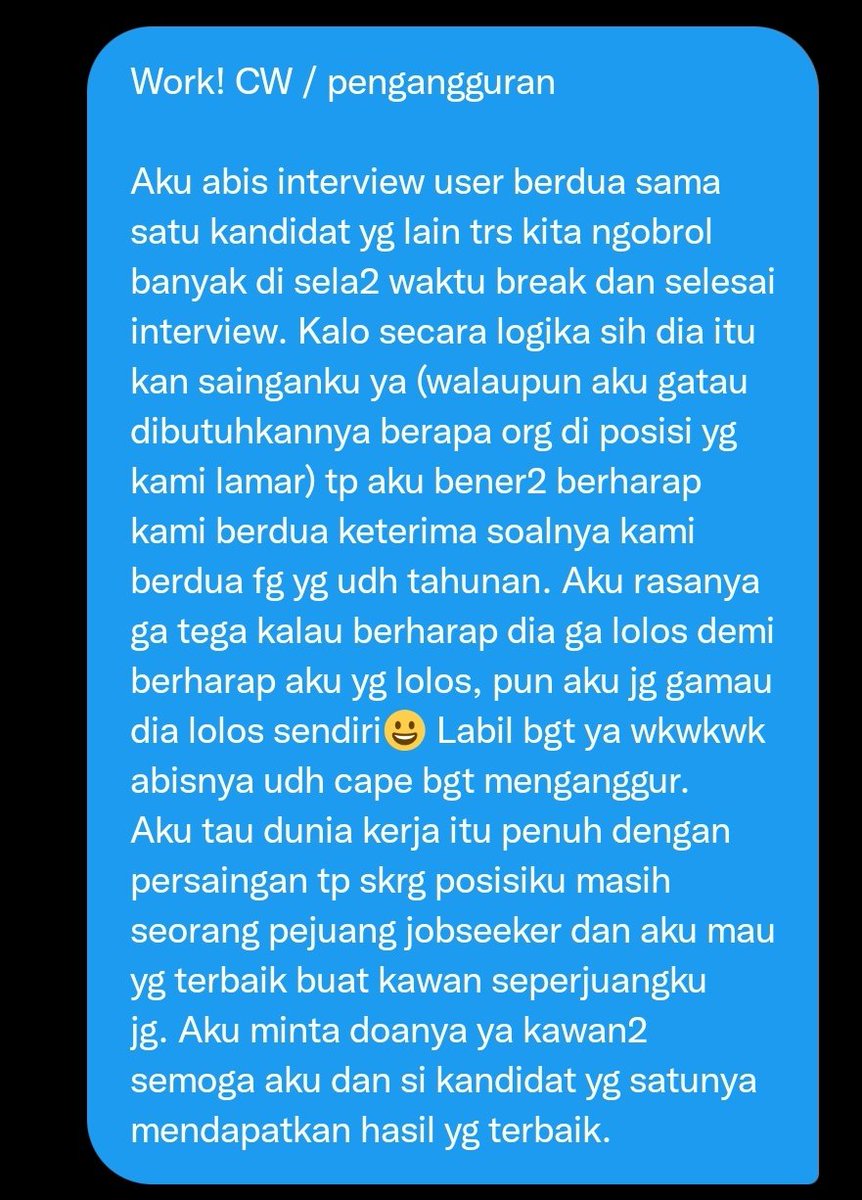 BACA RULES DI (bit.ly/worksfess) on Twitter: "Work! cw / pengangguran Waktu Indonesia bagian ovt"