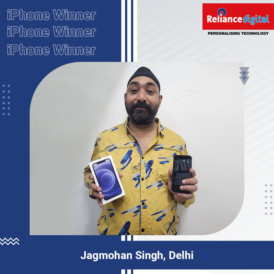 Reliance Digital on Twitter: "Congratulations on your new iPhones! Thank you for choosing ...