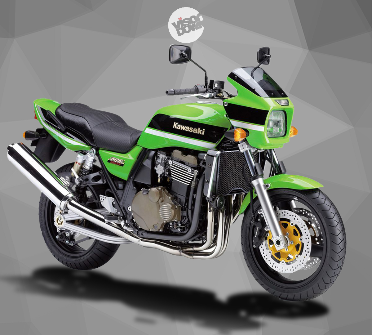 Visordown on Twitter: "Kawasaki ZRX1200R from 2005 💚 We reviewed one way back then, also: https ...