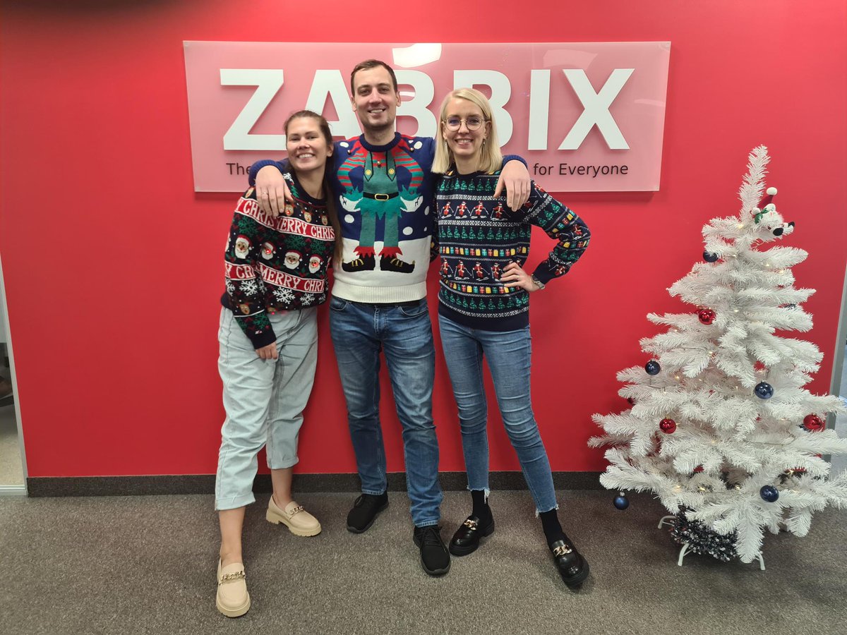 Zabbix Team on Twitter: "🎅Ho-ho-ho! Santa came early to the #Zabbix office this holiday season ...