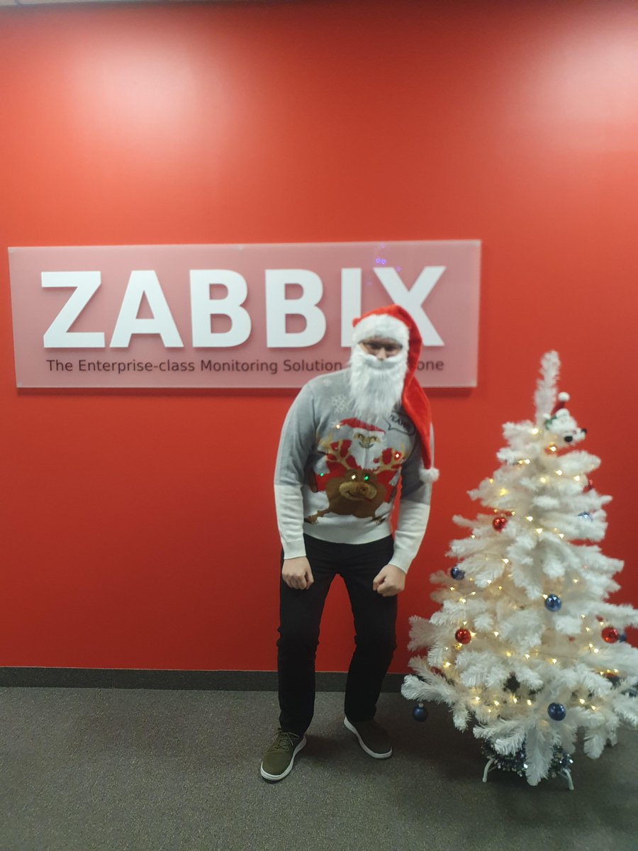 Zabbix Team on Twitter: "🎅Ho-ho-ho! Santa came early to the #Zabbix office this holiday season ...